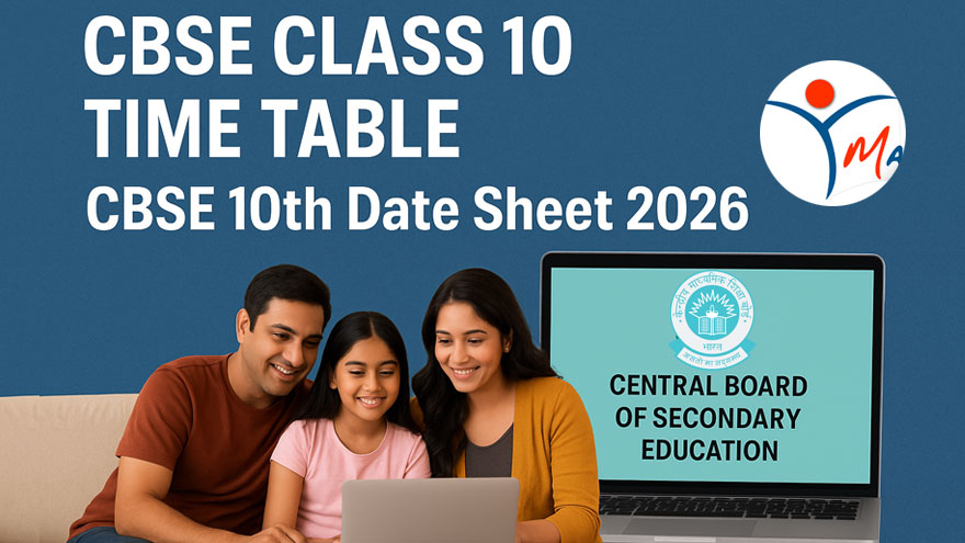 CBSE Class 10th Time Table 2026 Reschedule Date Out: Download PDF Exams Final Schedule at ...