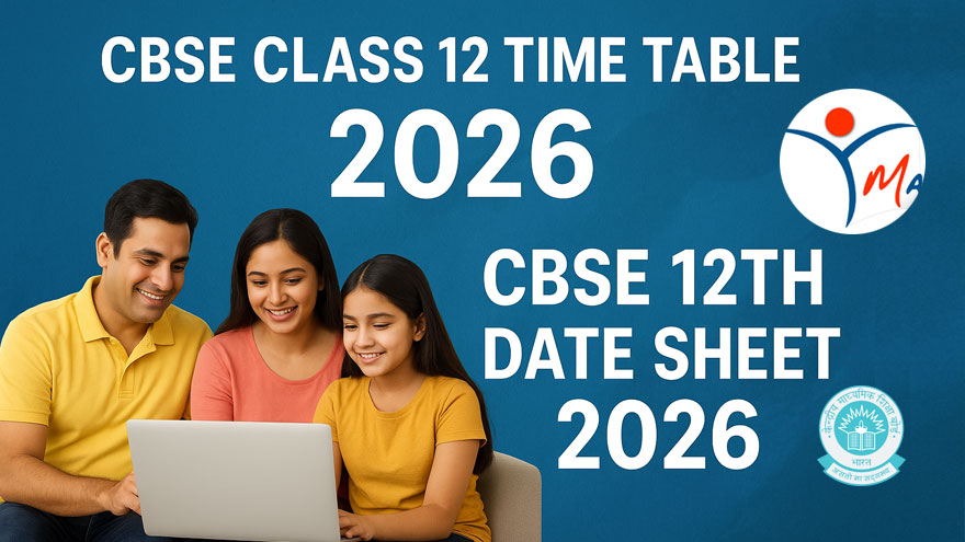 CBSE Class 12th Time Table 2026 Reschedule Date Out: Download Pdf CBSE ...