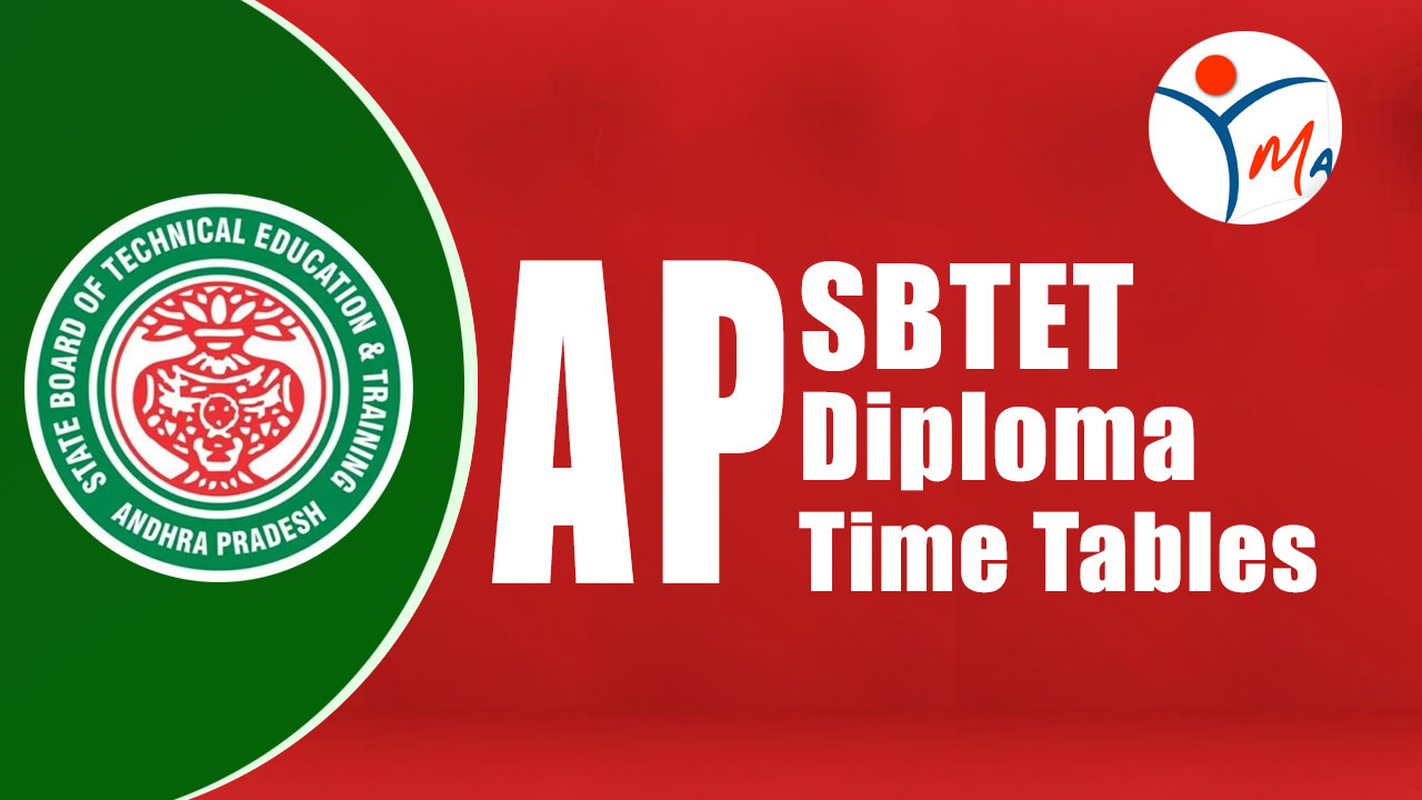 AP SBTET Time Table 2026: Download PDF Diploma TimeTable at Manabadi.co.in