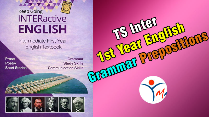 TS Inter 1st Year English Grammar Prepositions