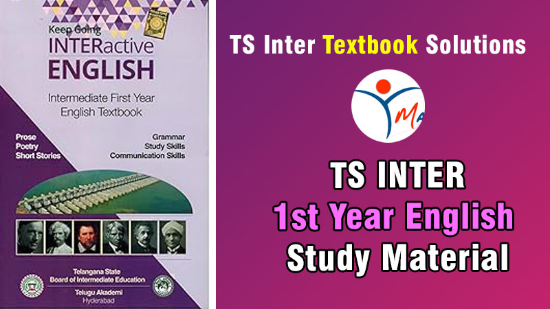 TS Inter 1st Year English Study Material Textbook Solutions Telangana