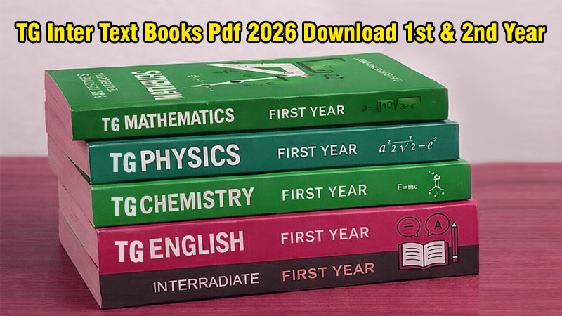TG Inter Text books PDF 2025-26 Download 1st & 2nd Year (All Streams)