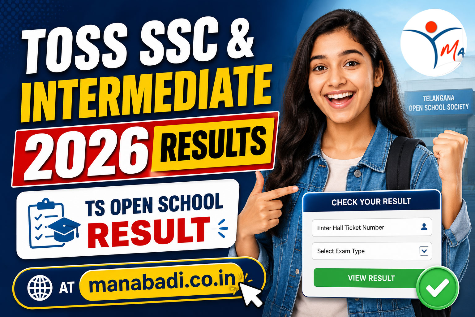 TOSS SSC & Intermediate 2026 Results Out: TS Open School Result at ...