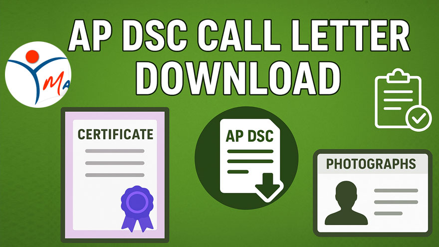 AP DSC Call Letter Download 2025 (OUT), List of Certificates for ...