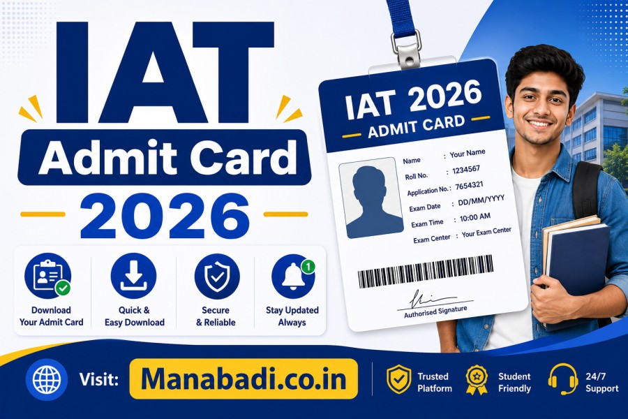 IISER IAT Admit Card 2026 OUT Live Updates: Direct Link at Manabadi.com