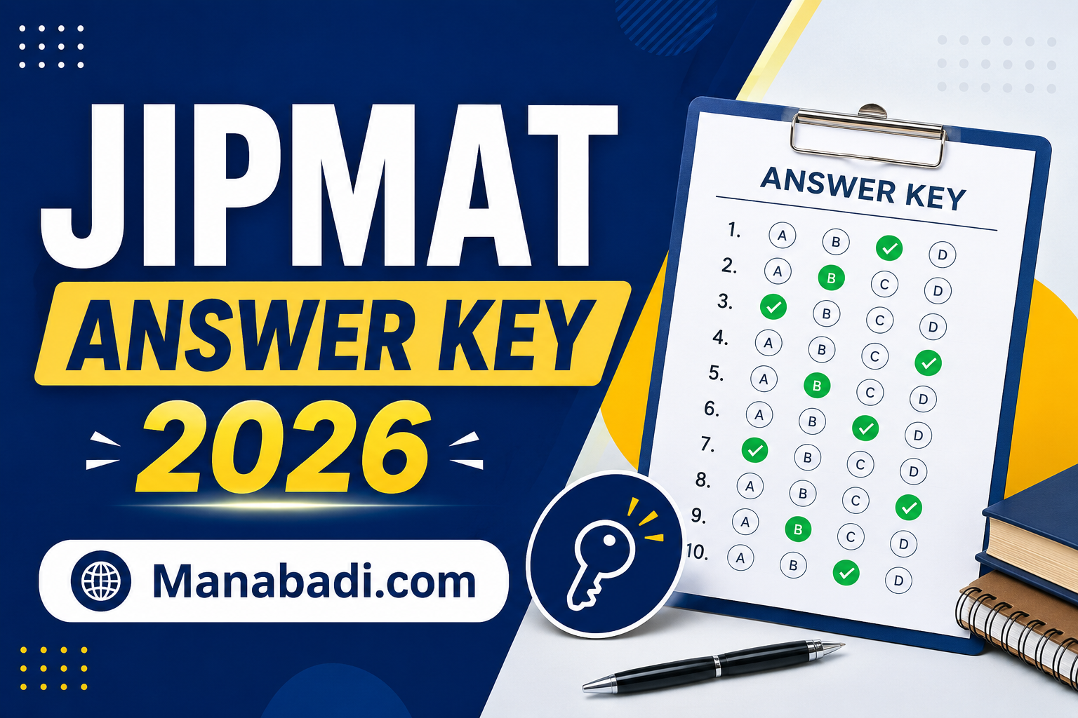 JIPMAT Answer Key 2026 Out: Download Response Sheet, Check Answers ...