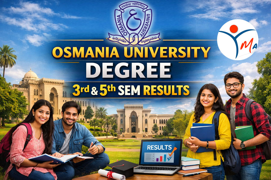 Osmania University Degree 3rd & 5th Sem Results November 2025
